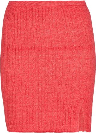 8 by YOOX MOHAIR BLEND CABLE KNIT MINI SKIRT