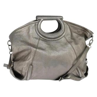 Ferragamo Sac &agrave; main en cuir Pre-owned - Femme - Pre-owned - Gris - Taille: ONE Size