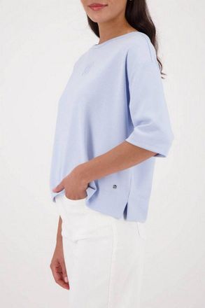 Monari T-Shirt 410185 Pr&auml;ge-Emblem als stilvoller Blickfang