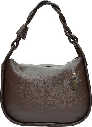 Luisa Vannini Kastanienbraun Rindsledertasche