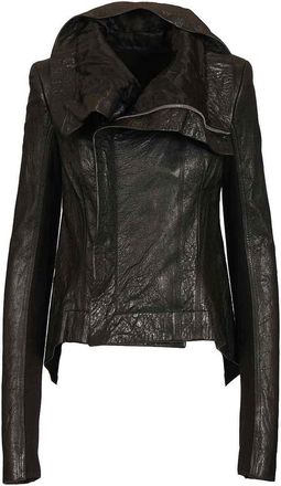 Rick Owens Lederjacke - Schwarz