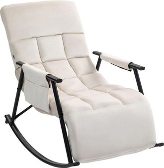 Clp Schaukelstuhl Cathy creme Samt