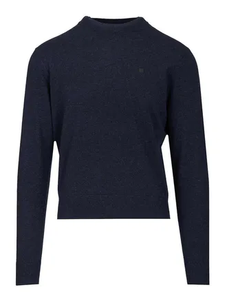 Acne Studios Pull Col Rond - Bleu
