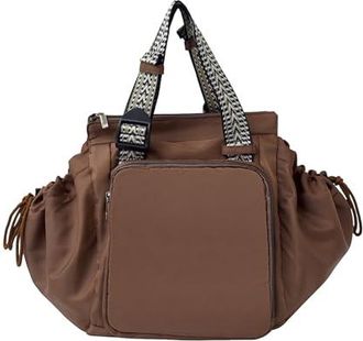 Generic Sac fourre-tout pour femme - Grande capacit&eacute; - Avec compartiments - En nylon - Multifonctionnel - Convertible - Pour le travail quotidien, les voyages