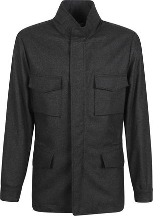 Boglioli Homme, Vestes, Gris, Taille: XL Veste dext&eacute;rieur &agrave; quatre poches