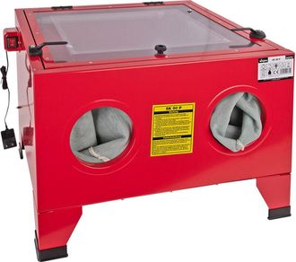 Dema Dema - Sandstrahlkabine Sandstrahlger&auml;t Sandstrahlanlage Sandstrahler 90 Liter