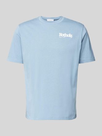Rotholz T-Shirt mit Label-Print Modell Retro Logo