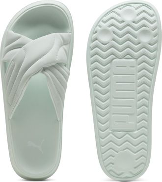 Puma Leadcat Plateausandalen Damen, Schuhe, Blau, 40.5