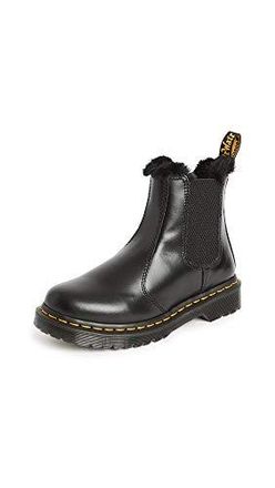 Dr. Martens Leonore 2976 Bottes tendance pour femme, Noir, 38 EU
