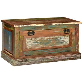 vidaXL Banc de rangement de chaussures Bois de récupération