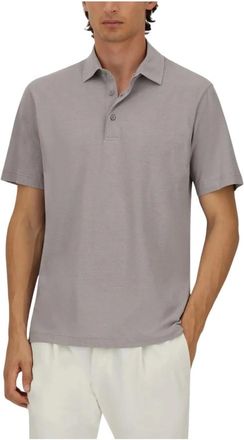Herno Homme, Tops, Gris, Taille: 2XL Polo en cr&ecirc;pe jersey