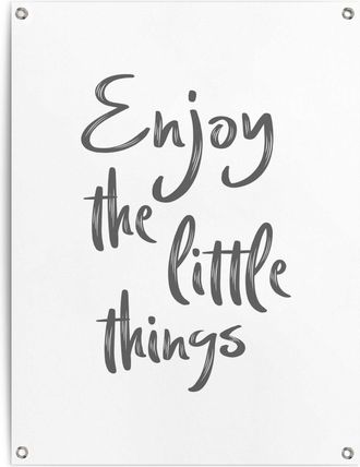 Reinders Gartendeko, Enjoy, Garten, Bilder, Wanddeko, Room Decor, Leinwand, Schwarz-Wei&szlig;, 80 x 60