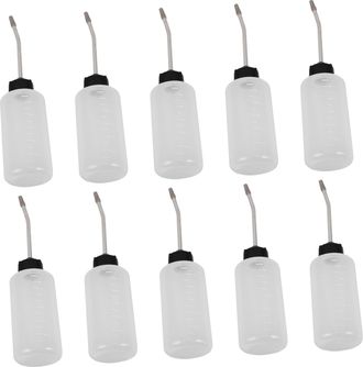 DOITOOL 10 Stück Teiliges Nähmaschinen-ölset mit Kunststoffflaschen Präziser Leicht und Langlebig für Heim Industriegebrauch Nachfüllbar zur Effizienten Ölver