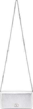 Valentino Garavani Crossbody Bags - Umh&auml;ngetasche mit Logo - Gr. unisize - in Silber - f&uuml;r Damen