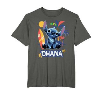 Disney Lilo & Stitch Live-Action Movie Ohana Surf Beach T-Shirt