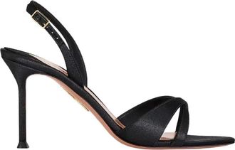 Aquazzura Femme, Chaussures, Noir, Taille: 38 EU Alex Sandal 85
