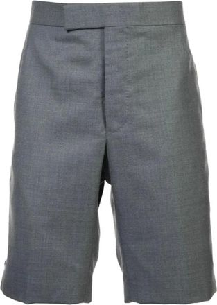 Thom Browne Homme, Shorts, Gris, Taille: M Classic Twill Backstrap Shorts