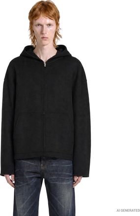 Acne Studios Hooded Cashmere Jacket