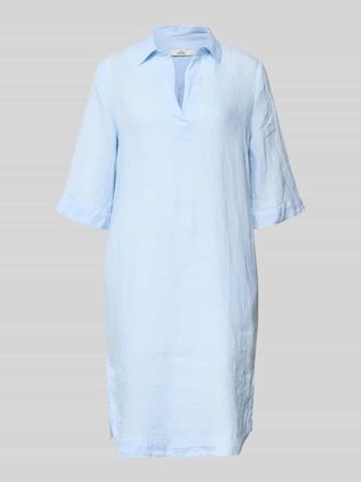 0039 Italy Knielanges Leinenkleid Modell DERRY