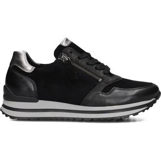 Gabor L&auml;ssige Wildleder-Sneaker f&uuml;r Damen - - Shoes - Damen - Schwarzk - 36 EU