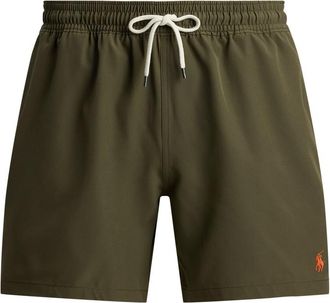 Ralph Lauren Glatte Badeshorts in Stretch-Qualit&auml;t mit kleiner Pony-Stickerei in