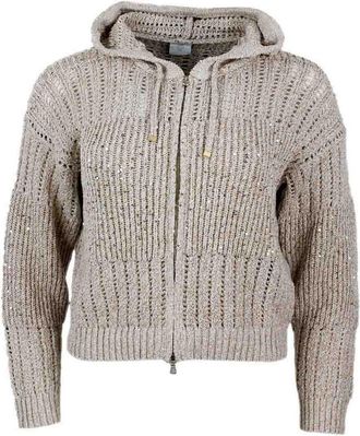 Eleventy Pull Col Rond - Beige