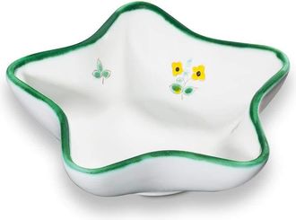 Gmundner Keramik Sternschale Stella Gr&ouml;sse: l= 14 cm x b= 14 cm x h= 3.9 cm Streublume Geschirr, handgemacht in &Ouml;sterreich