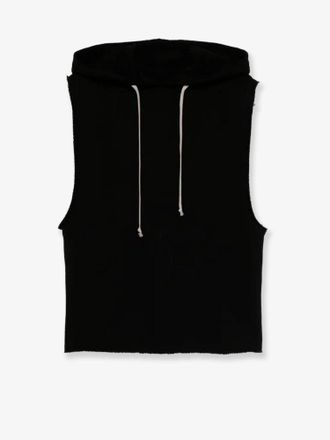 Rick Owens Sleeveless organic cotton sweatshirt - RICK OWENS - gender_Man