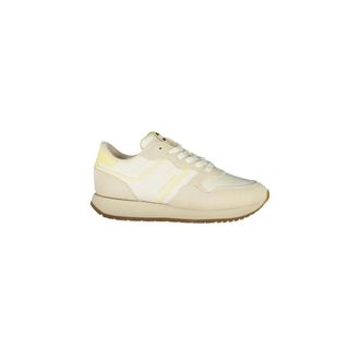 Tommy Hilfiger Beige Polyester Casual Sneakers - - Shoes - Damen - Beige - 36 EU