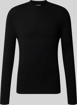 Antony Morato Slim Fit Strickpullover aus Viskose-Mix mit Stehkragen