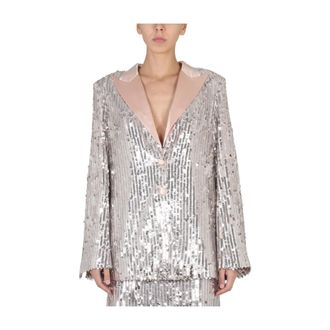 Rotate Pailletten-Blazer - - Jackets - Damen - Grau - S