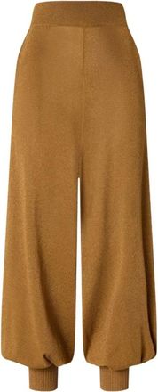 Pinko Pinko, Femme, Pantalons, Brun, Taille: 40 FR Wide Pantalons