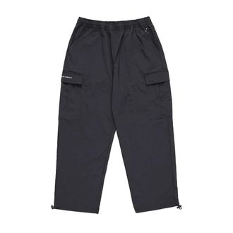 Pop Trading Company Cargo Track Pants Kohle Leichtes Nylon - - Trousers - Herren - Schwarzk - M