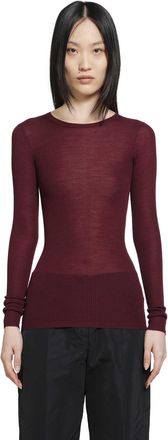 Jil Sander Lightweight Wool Crewneck Sweater