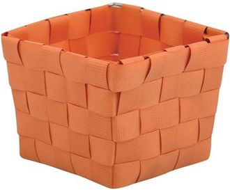 MSV Panier de Rangement 10x10x7,5cm Orange