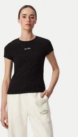 Guess T-Shirt V6YI01 K4258 Schwarz Slim Fit