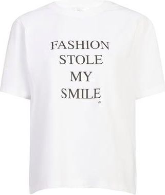 Victoria Beckham T-shirt &agrave; imprim&eacute; en coton