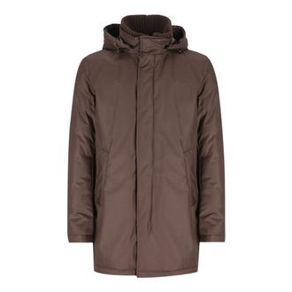 Herno Lange Steppjacke - - Coats - Herren - Braun - L