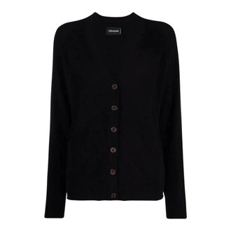 Zadig&Voltaire Star-Patch Cardigan - - Knitwear - Damen - Schwarzk - S