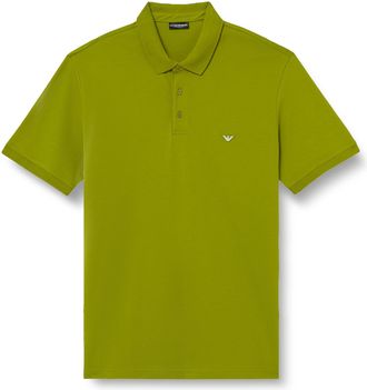 Emporio Armani Herren Polo Beachwear Polohemd, Guacamole, XL