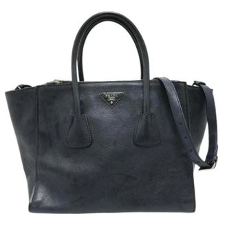 Prada Pre-owned Vintage Tote Bag - - Pre-owned - Damen - Blau - ONE SIZE