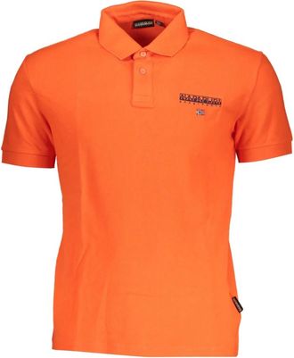 Napapijri Homme, Tops, Orange, Taille: S Polo &agrave; Manches Courtes Rouge