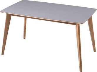 Mørteens home24 Esstisch Clochau 140 x 80 cm Braun/Grau/Grau