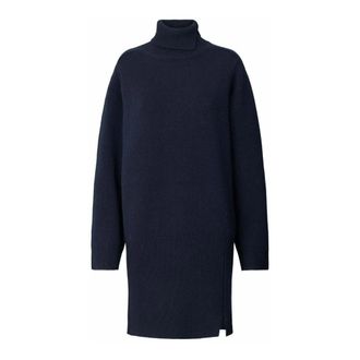 Rabens Saloner Knitted Kleider - - Dresses - Damen - Blau - S