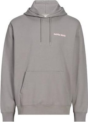 Calvin Klein Hoodie &agrave; capuche en coton m&eacute;lang&eacute;