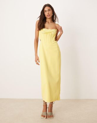 Bardot Martini - Robe mi-longue - Limoncello-Jaune