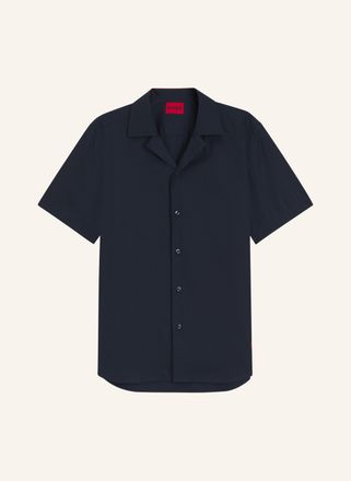 HUGO BOSS Hugo Hemd Ellino Regular Fit blau