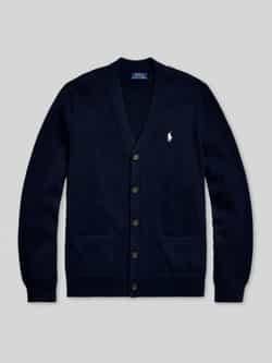 Polo Ralph Lauren Regular Fit Strickjacke aus reiner Baumwolle