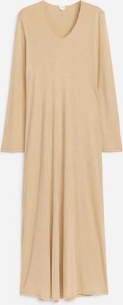 Arket Maxikleid Aus Lyocell -Beige