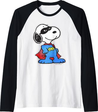 Peanuts Snoopy, maskierter Super-Beagle-Umhang, klassischer Held Raglan